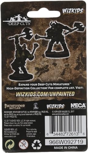 Pathfinder Deep Cuts Unpainted Miniatures: Wave 3: Half-Orc Male Barbarian