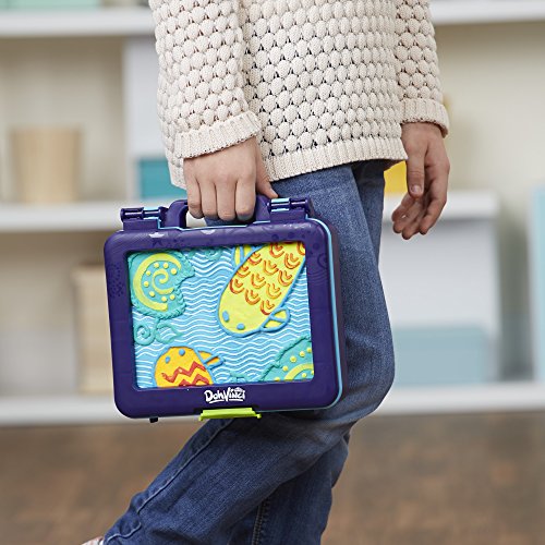 Play-Doh DohVinci On the Go Art Studio Art Case for Kids and Tweens with 5 Non-Toxic Colors