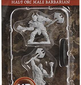 Pathfinder Deep Cuts Unpainted Miniatures: Wave 3: Half-Orc Male Barbarian