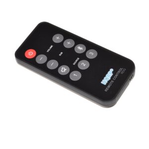 hqrp remote control compatible with polk audio 5000 5500 6500 sb6500bt sb5500 sb5000iht sb5000iht re15031 instant home theater soundbar speaker system controller