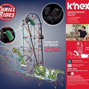 K'NEX Thrill Rides-Kraken's Revenge Roller Coaster Building Set-Ages 9+ -Engineering Education Toy (Amazon Exclusive) (17616)