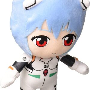 Great Eastern Evangelion GE-52302 Rei Plugsuit Stuffed Plush, 8", Multi-Colored