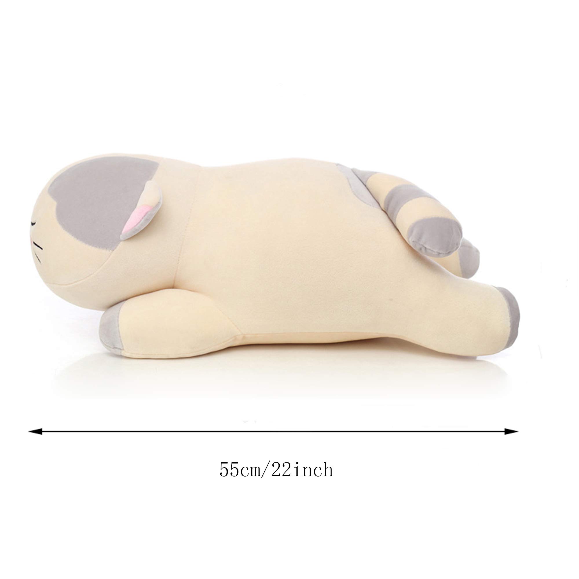 Lazada Cat Kids Pillow Plush Pillows Soft Kitty Pillow Stuffed Gifts for Toddlers 22"