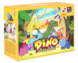 sunlite dino adventure table top board game trains social skills, concentration and focus