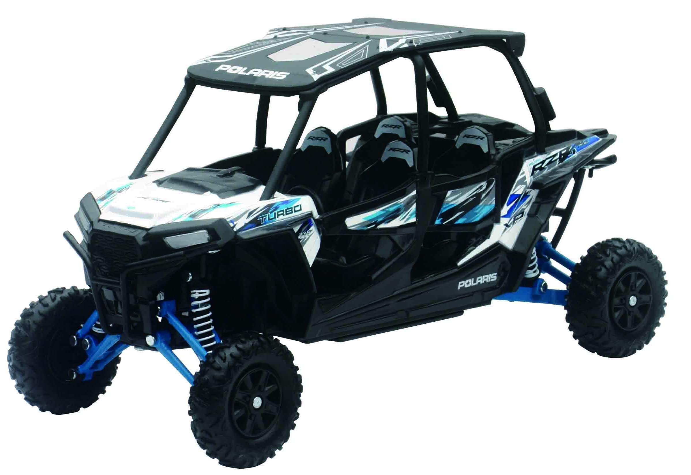 New-Ray Toys 1:18 Polaris RZR XP 4 Turbo (Matte White Lightning) (57843B)