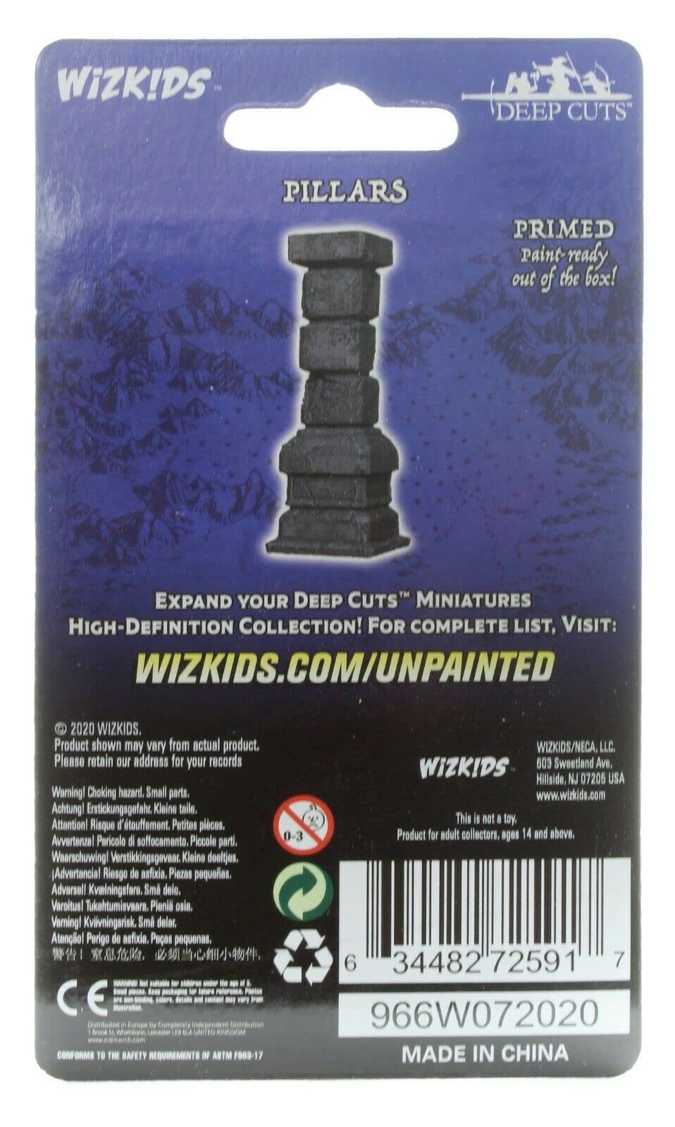 WizKids Deep Cuts Unpainted Miniatures Terrain: Wave 3: Pillars