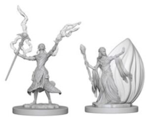 neca d&d nolzur's marvelous miniatures - elf female wizard