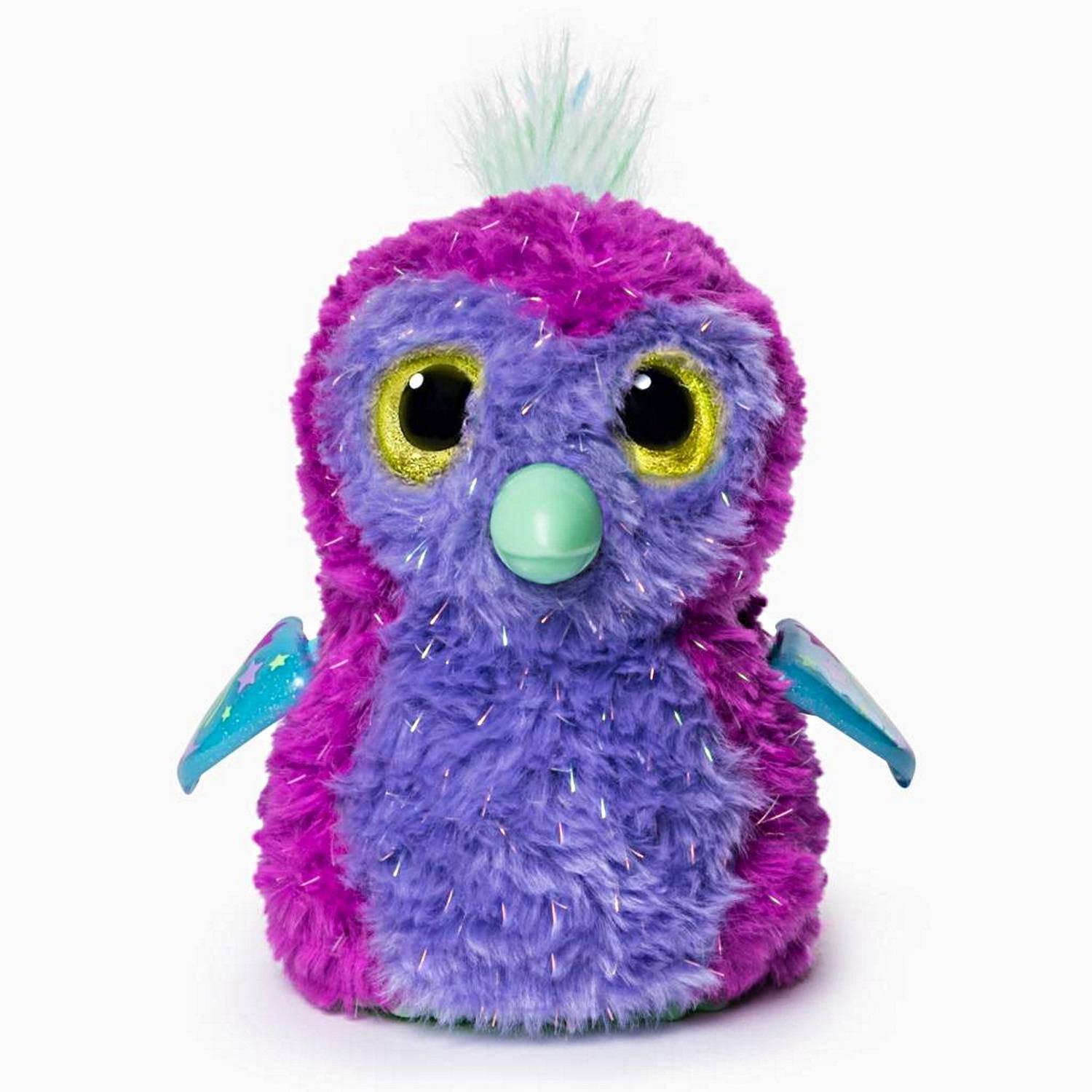 Hatchimals Glittering Garden - Hatching Egg – Magical Interactive Creature – Sparkly Penguala with Soft Shimmering Fur and Twinkling Wings– Purple/Magenta by Spin Master