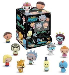 funko pint size heroes: rick & morty - rick & morty (one mystery figure) collectible toy