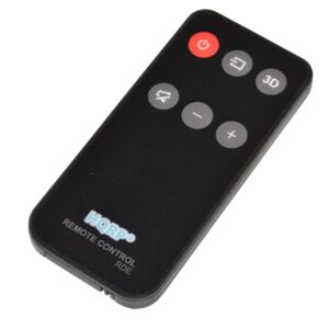 hqrp remote control compatible with klipsch r-10b, r-20b, icon sb-1, theater sb-3 cs-30 1015073 1061310 soundbar speaker system controller