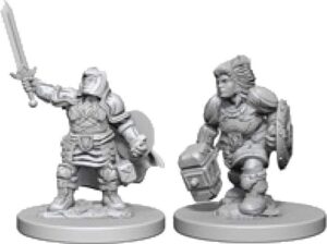 d&d nolzurs marvelous unpainted miniatures: wave 3: dwarf female paladin