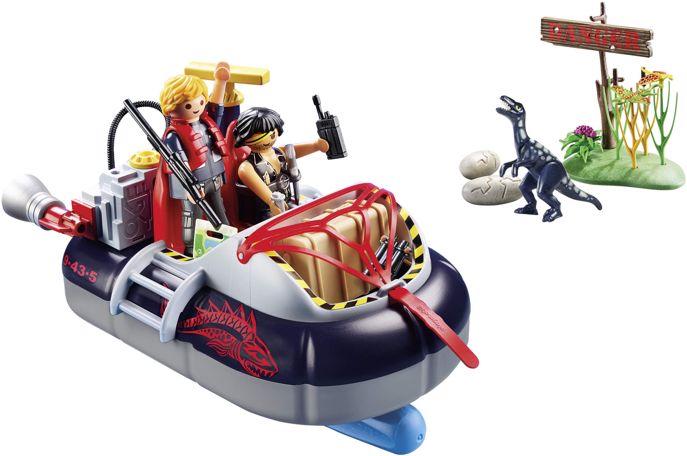 Playmobil Dino Hovercraft with Underwater Motor