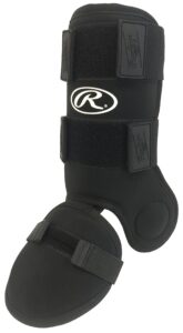 rawlings | protective leg guard | baseball/softball | adult | black