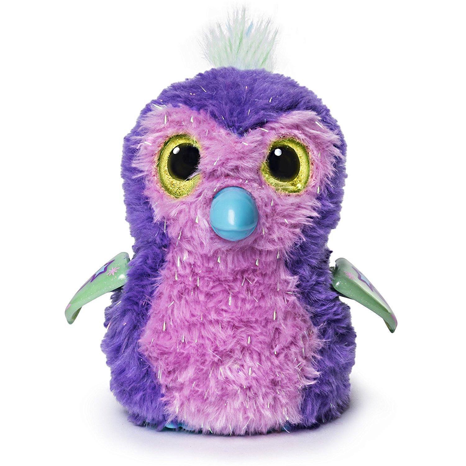 Hatchimals Glittering Garden - Hatching Egg – Magical Interactive Creature – Sparkly Penguala with Soft Shimmering Fur and Twinkling Wings– Purple/Magenta by Spin Master