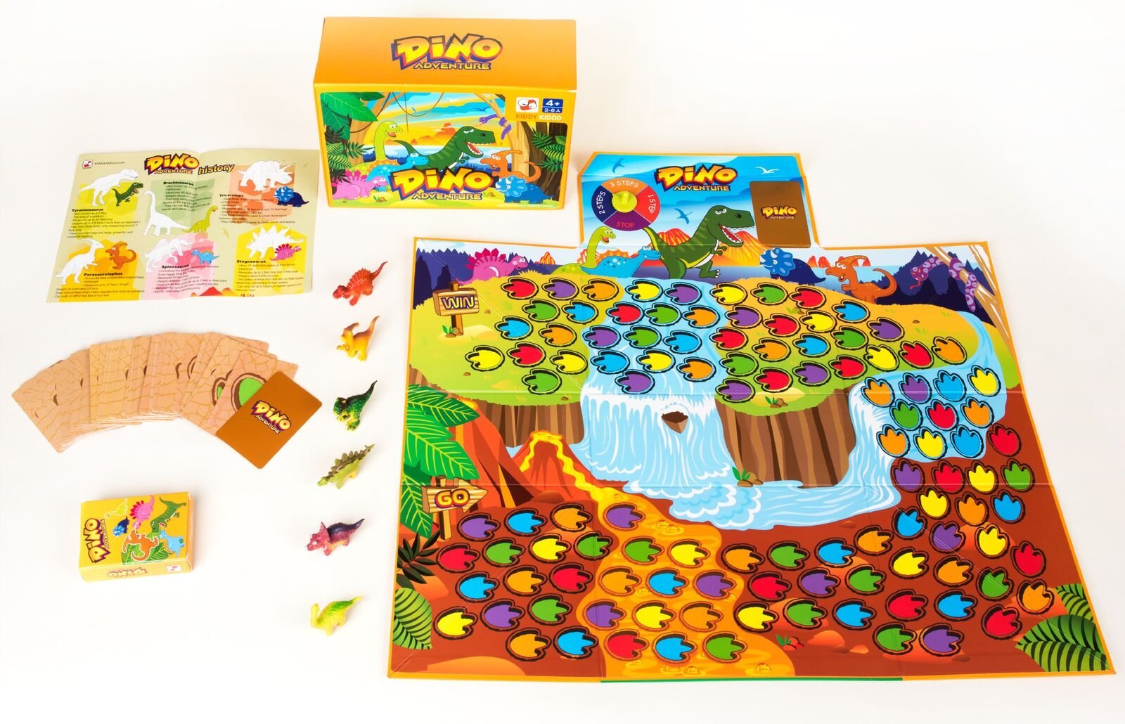 Sunlite Dino Adventure Table top Board Game Trains Social Skills, Concentration and Focus