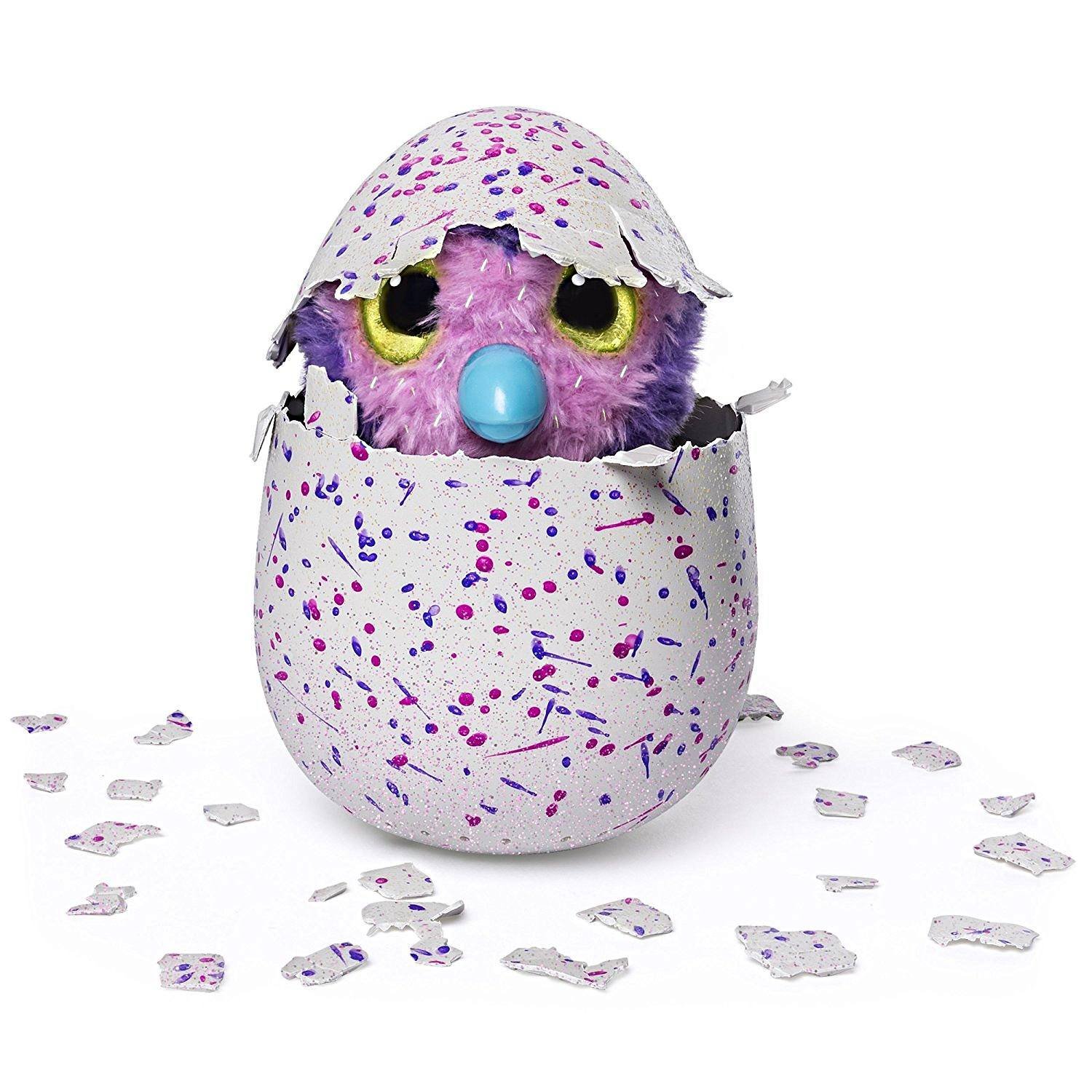 Hatchimals Glittering Garden - Hatching Egg – Magical Interactive Creature – Sparkly Penguala with Soft Shimmering Fur and Twinkling Wings– Purple/Magenta by Spin Master