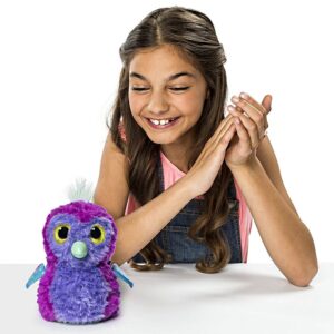 Hatchimals Glittering Garden - Hatching Egg – Magical Interactive Creature – Sparkly Penguala with Soft Shimmering Fur and Twinkling Wings– Purple/Magenta by Spin Master