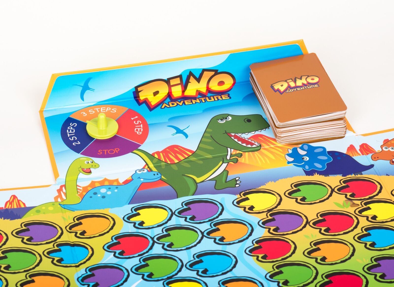 Sunlite Dino Adventure Table top Board Game Trains Social Skills, Concentration and Focus