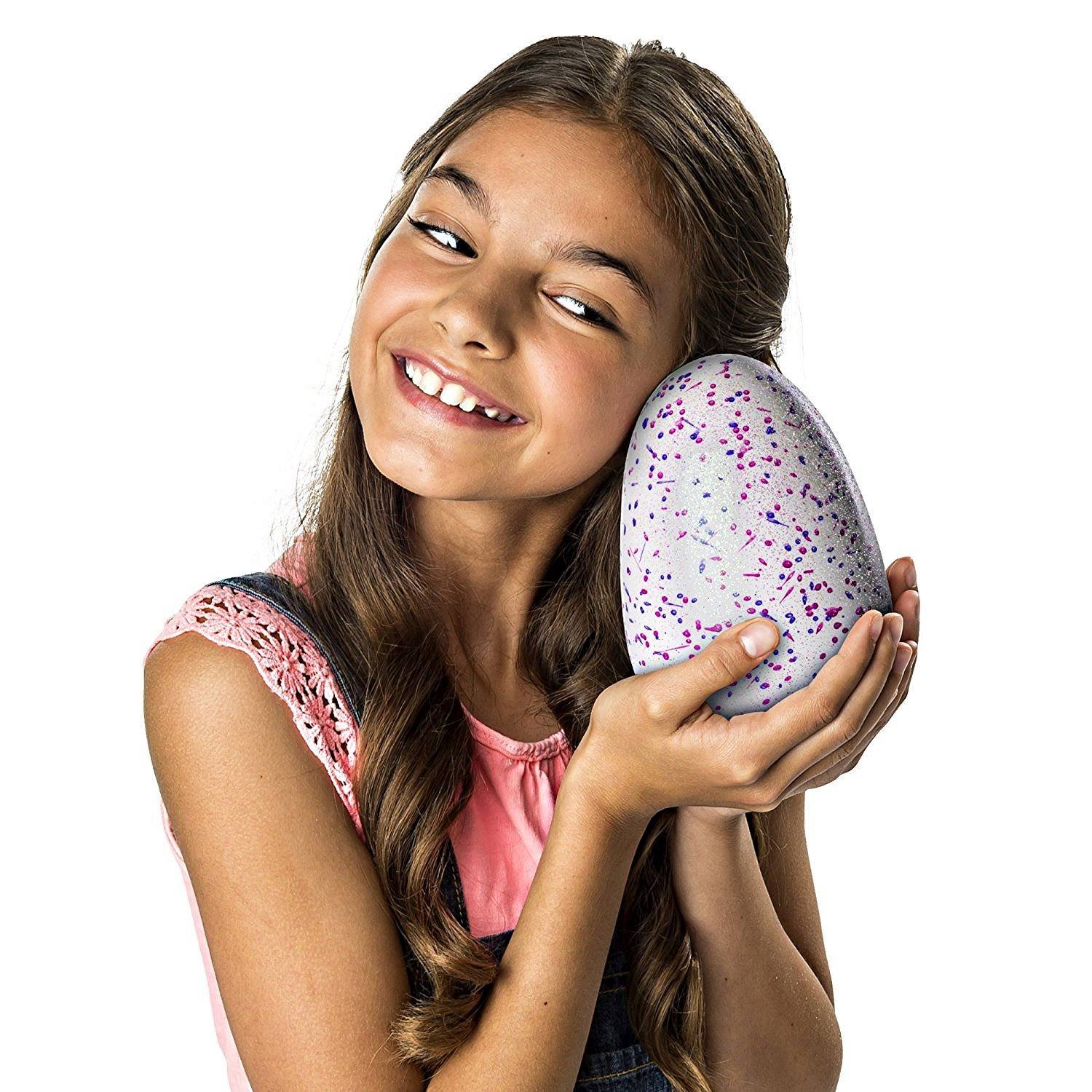 Hatchimals Glittering Garden - Hatching Egg – Magical Interactive Creature – Sparkly Penguala with Soft Shimmering Fur and Twinkling Wings– Purple/Magenta by Spin Master