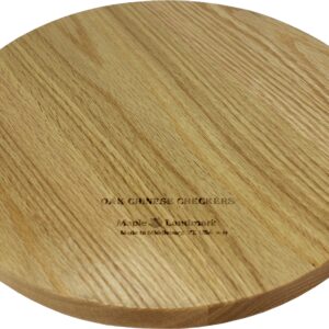 Oak Chinese Checkers - Made in USA