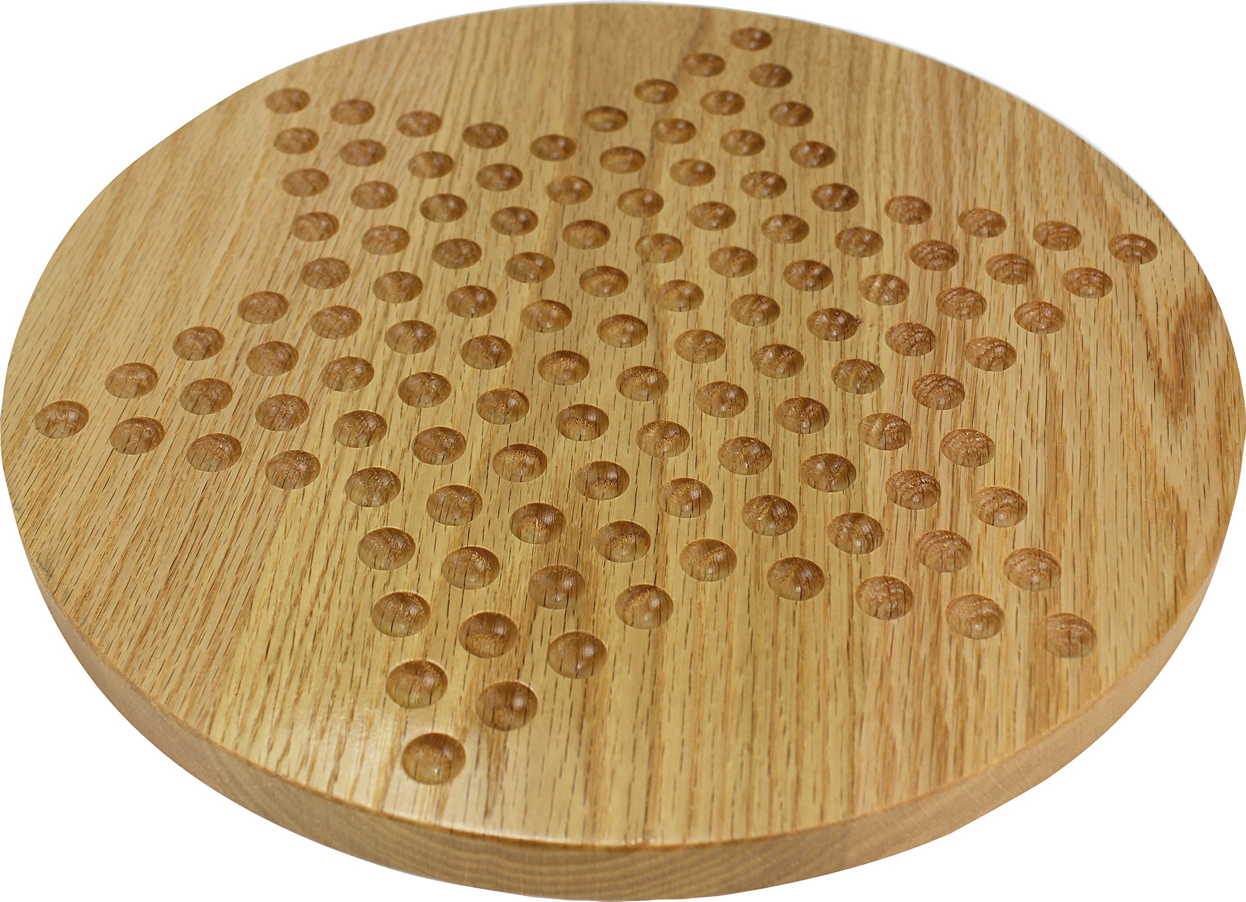 Oak Chinese Checkers - Made in USA