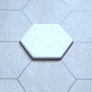 Value Pack of 200 - Blank 1" Hexagon Hex Board Game Chits Tiles Counters Markers DIY D&D