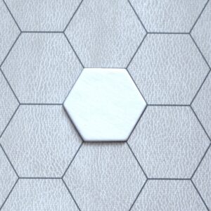 Value Pack of 200 - Blank 1" Hexagon Hex Board Game Chits Tiles Counters Markers DIY D&D