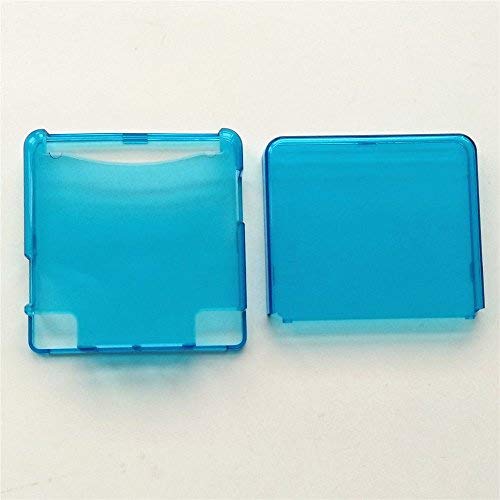 New Upper and Lower lid Plastic Protective Cases for Nintendo GBA SP Gameboy Advance Sp Console-Clear Blue