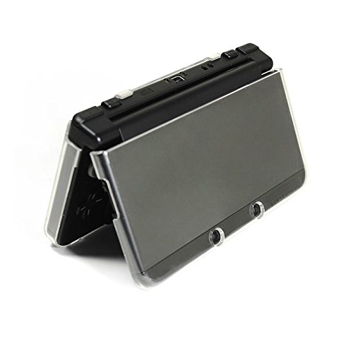 For New 3DS Case Ultra Clear Crystal Transparent Hard Split Shell Protective Case Cover Skin Housing Shell Case Cover