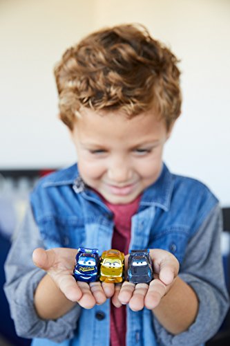 Disney Cars Toys Mini Racers Metal Vehicles, 3 Pack