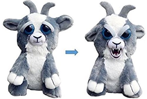 Feisty Pets Junkyard Jeff Adorable Plush Stuffed Goat That Turns Feisty with a Squeeze