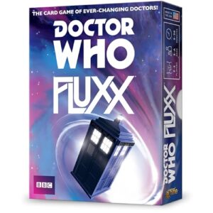 looney labs doctor who fluxx card game - whovian delight with quick rounds