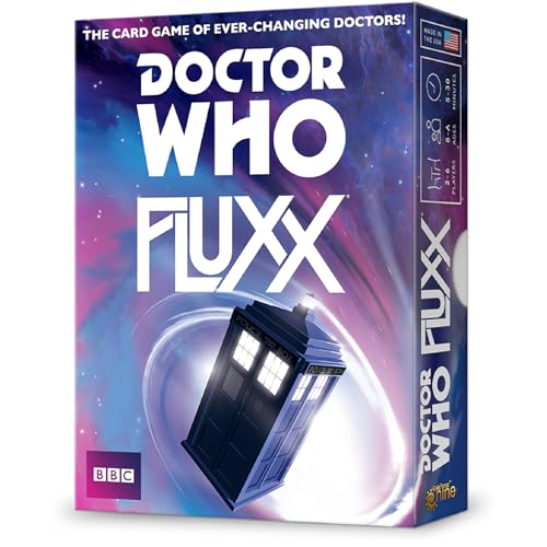 Looney Labs Doctor Who Fluxx Card Game - Whovian Delight with Quick Rounds