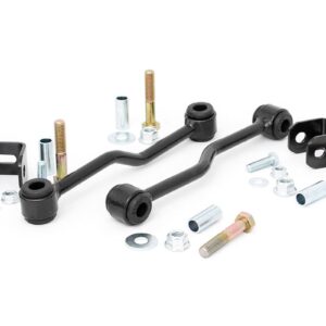 Rough Country Front Sway Bar Links for 97-06 Jeep TJ | 84-01 XJ | 4-5" - 1028