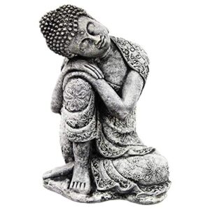 thai buddha statue home and garden yoga decor concrete statuary asian collection