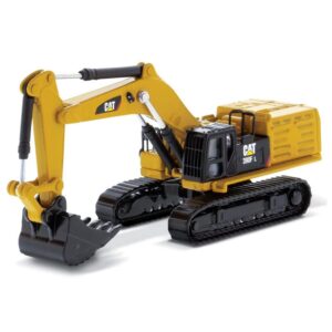 diecast masters 1:125 caterpillar 390f l hydraulic excavator, elite series cat trucks & construction equipment | scale model diecast collectible | diecast masters model 85537