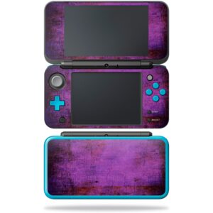 mightyskins skin compatible with nintendo new 2ds xl - purple sky | protective, durable, and unique vinyl decal wrap cover | easy to apply, remove, and change styles | made in the usa