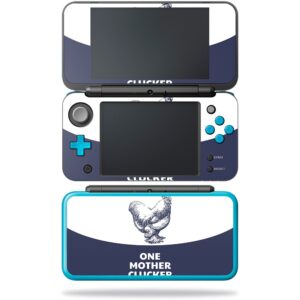 mightyskins skin compatible with new nintendo new 2ds xl - one mother clucker | protective, durable, and unique vinyl decal wrap cover | easy to apply, remove, and change styles | made in the usa