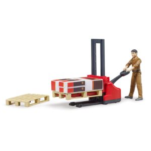 bruder figure-set logistics ups vehicles - toys