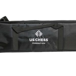 U.S. Chess Supreme Triple Weighted Chess Set Combo (Black)