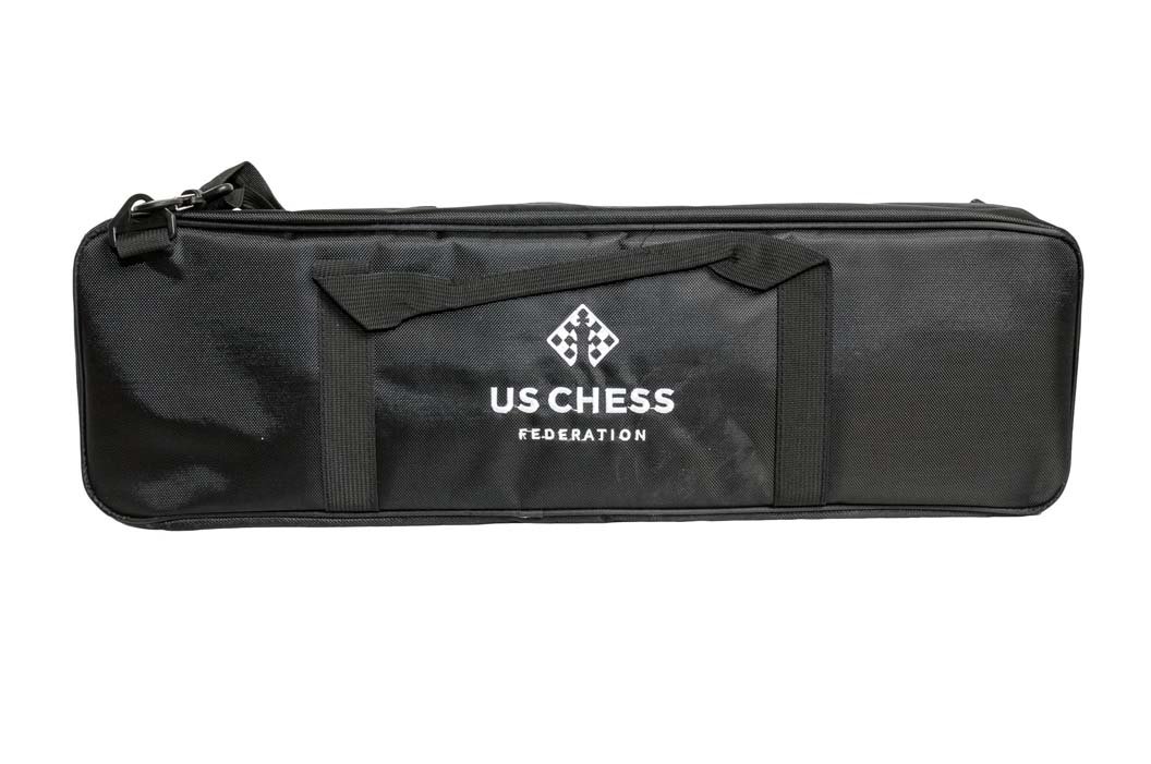 U.S. Chess Supreme Triple Weighted Chess Set Combo (Black)