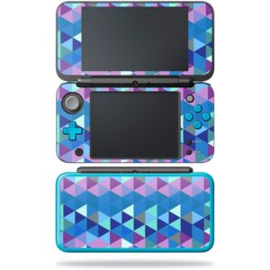 mightyskins skin compatible with nintendo new 2ds xl - purple kaleidoscope | protective, durable, and unique vinyl decal wrap cover | easy to apply, remove, and change styles | made in the usa