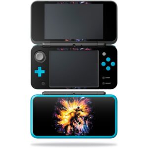 mightyskins skin compatible with nintendo new 2ds xl - leo galaxy | protective, durable, and unique vinyl decal wrap cover | easy to apply, remove, and change styles | made in the usa