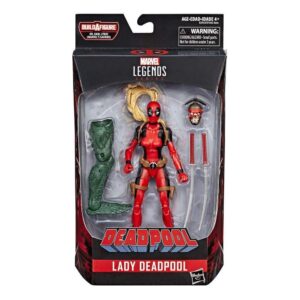 marvel legends series 6-inch lady deadpool action figure for ages 48 months to 1188 months