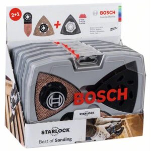 bosch professional 6-piece starlock best of sanding set (sanding sheet for wood & mortar, accessories for multi-cutters)