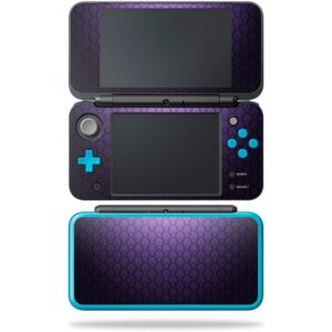 mightyskins skin compatible with nintendo new 2ds xl - antique purple | protective, durable, and unique vinyl decal wrap cover | easy to apply, remove, and change styles | made in the usa