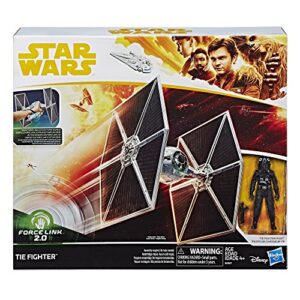 star wars force link 2.0 tie fighter & tie fighter pilot figure