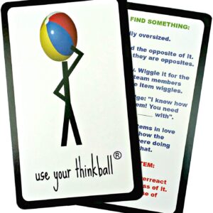 Use Your Thinkball Creative Scavenger Hunt Game for The Brainy, The Clever, The Resourceful