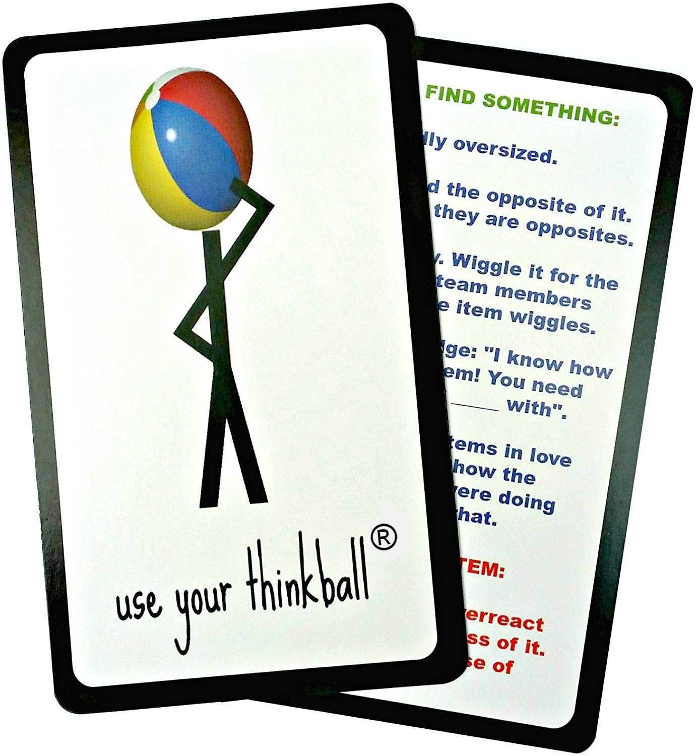 Use Your Thinkball Creative Scavenger Hunt Game for The Brainy, The Clever, The Resourceful