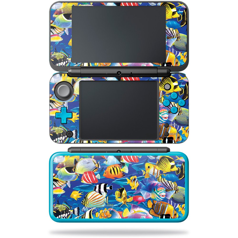 MightySkins Skin Compatible with Nintendo New 2DS XL - Tropical Fish | Protective, Durable, and Unique Vinyl Decal wrap cover | Easy to Apply, Remove, and Change Styles | Made in The USA